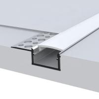 China Light Strip Recessed LED Channel Drywall Trimless Silver color for sale