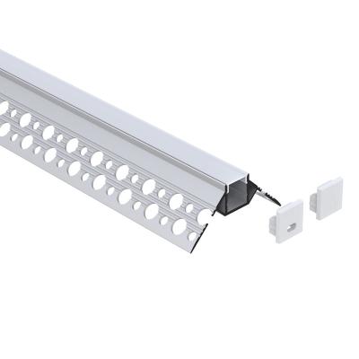 China Recessed Extrusion Drywall Aluminium Profiles For Wardrobe Office for sale