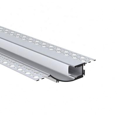 China U Shape Plasterboard LED Profile 6063 Aluminum Alloy Material for sale