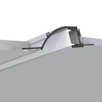 China U Shape Plasterboard LED Profile 6063 Aluminum Alloy Material for sale