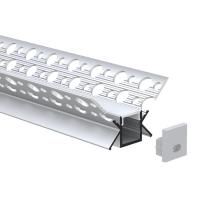 China 13mm Wide Recessed Plasterboard LED Profile For Architectural Gypsum Ceiling for sale