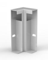 China Skirting Plasterboard LED Profile Aluminium Alloy Material For 10mm Width Led Strip for sale