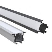 China Ultra Bright Recessed LED Profiles , Silver Extruded Aluminum LED Housing for sale