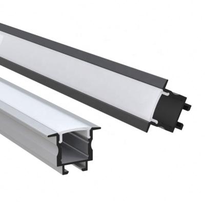 China Ultra Bright Recessed LED Profiles , Silver Extruded Aluminum LED Housing for sale