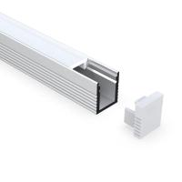 China Anodized Painting Surface Mounted LED Profile For Wardrobe Closet Lamps for sale