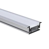 China U Shape Recessed LED Profiles Channel Anodized painting For Floor Lighting for sale