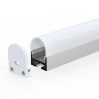 China Industrial Surface Mounted LED Profile Black Anodized for Wardrobe Cinema for sale