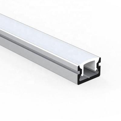 China Square Shape Surface Mounted LED Profile 6063 Aluminum Material For Kitchen Cabinet for sale