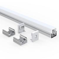 China 6063 Aluminum Alloy Surface Mounted LED Profile with Bending Decoiling Processing for sale