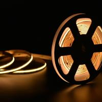 China Warm White COB 3000k LED Strip Light 8mm Dotless For Lighting Decoration for sale