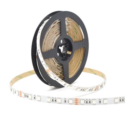 China Flexible LED Strip Light 5050 Set RGB DC 24V 12V 60 Leds For Building for sale
