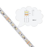 China DC 24V 12V 5050 SMD LED Strips Flexible Adjustable 5 In1 RGBWW RGB CCT for sale