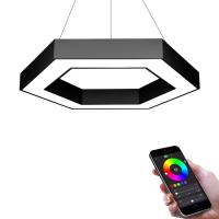 China Black Galvanized LED Linear Lights , Aluminium Recessed Magnetic LED Track Light for sale