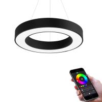 China Circular Round LED Linear Lights Ip44 Remote Control For Office Decoration for sale