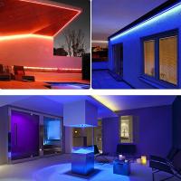 China 5050 RGB Smart LED Strip Lights 10 Meters Bluetooth APP Control OEM for sale