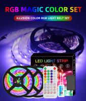 China 5050 RGB Smart LED Strip Lights 10 Meters Bluetooth APP Control OEM for sale