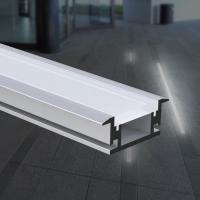 China U Shape Recessed LED Profiles Channel Anodized painting For Floor Lighting for sale