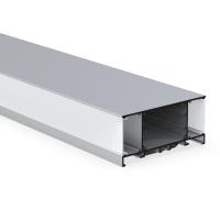 China Aluminum Alloy Surface Mounted LED Profile , LED Strip U Channel With Welding Service for sale
