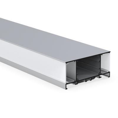 China Aluminum Alloy Surface Mounted LED Profile , LED Strip U Channel With Welding Service for sale