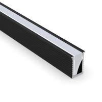 China Square Recessed LED Profiles  , LED Strip Aluminum Channel 6063 Alloy Material for sale