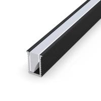 China Square Recessed LED Profiles  , LED Strip Aluminum Channel 6063 Alloy Material for sale