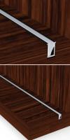 China Square Recessed LED Profiles  , LED Strip Aluminum Channel 6063 Alloy Material for sale