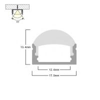 China Extruded Mounted LEDs Aluminium Profile , Flexible Stair Profile With LED OEM for sale