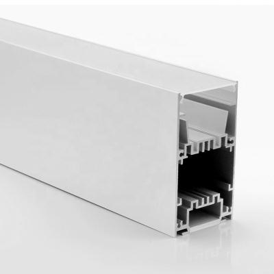 China Surface Mounted Suspended LED Profile , Extruded Aluminum U Channel For LED Strips for sale