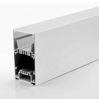 China Surface Mounted Suspended LED Profile , Extruded Aluminum U Channel For LED Strips for sale