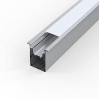 China Anodized High Quality Profile Light LED Aluminum , Silver Aluminium Channel Profiles for sale