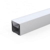 China Silver white LED Strip Lights Aluminum Profile 80mm x 76mm for Wardrobe for sale