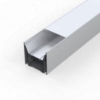 China Silver white LED Strip Lights Aluminum Profile 80mm x 76mm for Wardrobe for sale