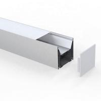 China Silver white LED Strip Lights Aluminum Profile 80mm x 76mm for Wardrobe for sale