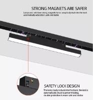 China 10W Recessed Magnetic LED Track Aluminium Surface For Pendant Light for sale