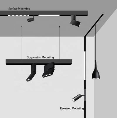 China Adjustable LED Linear Track Light Rail Magnetic For Kitchen Bedroom OEM ODM for sale