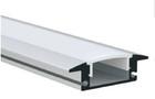 China Anodized Recessed LED Profiles , LED Aluminum Extrusion Surface Mounted for sale