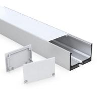 China Alloy Extrusion Recessed LED Aluminum Profile For Linear Strips Light Bar for sale