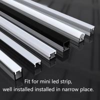 China Office Wardrobe Aluminium Profiles For Led Strip Lights OEM ODM for sale