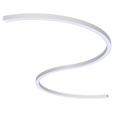 China Anodized Aluminum Circular LED Profile , 35×35mm LED Linear Profile for sale