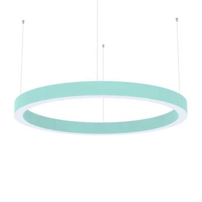 China Anodized Circular LED Profile , LED Strip Housing Aluminium For Wardrobe Office for sale