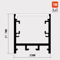 China Circular Round Aluminum Channel For LED Light Strips for office for sale
