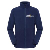China Lubemaxx Softshell Unisex Fleece Jacket Navy Blue Colour for sale