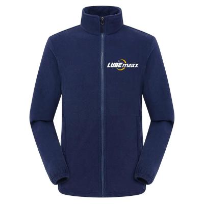China Lubemaxx Softshell Unisex Fleece Jacket Navy Blue Colour for sale