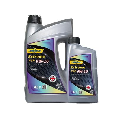 China Passenger Car FSP 0W-16 Fully Synthetic Engine Oils For TGDI Engines for sale