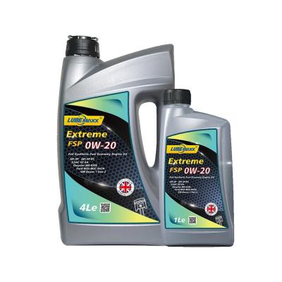 China API SN Passenger Car Engine Oils FSP 0W-20 Fully Synthetic Oil for sale