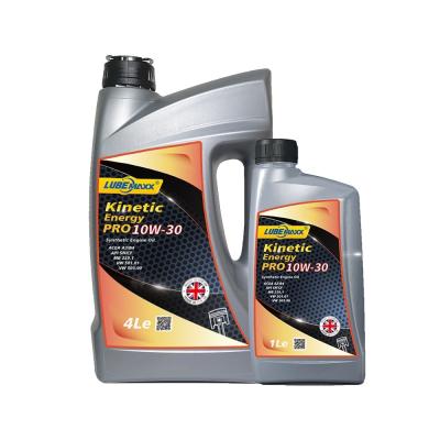 China Lubemaxx Kinetic Energy Passenger Car Engine Oils PRO SAE 10W-30 Wear Resistant for sale