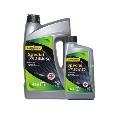 China XR 20W-50 Passenger Car Engine Oils API SG/CF-4 For Gas LPG And Diesel Engines for sale
