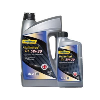 China C1 5W30 Passenger Car Engine Oils With Excellent Thermal Oxidation Stability for sale