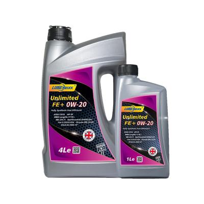 China EC0 FE 0W-20 Fully Synthetic Engine Oil Wear Resistant For Passenger Car for sale