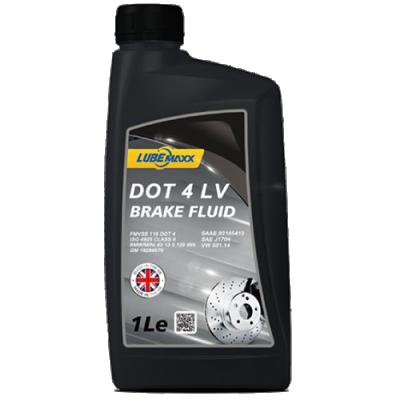 China Lubemaxx DOT 4 LV Brake Fluid for Hydraulic Brake and Clutch Systems for sale